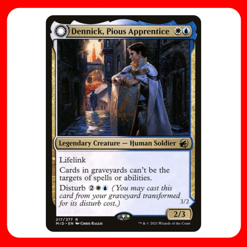 [MTG] Dennick, Pious Apprentice [MID] [MULTI] [RARE] [NORMAL] [ENG ...