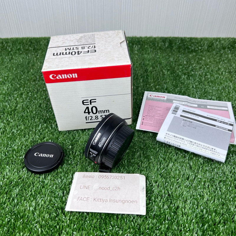 เลนส์ Canon EF 40mm F2.8 STM หมดประกัน สภาพสวย | Shopee Thailand