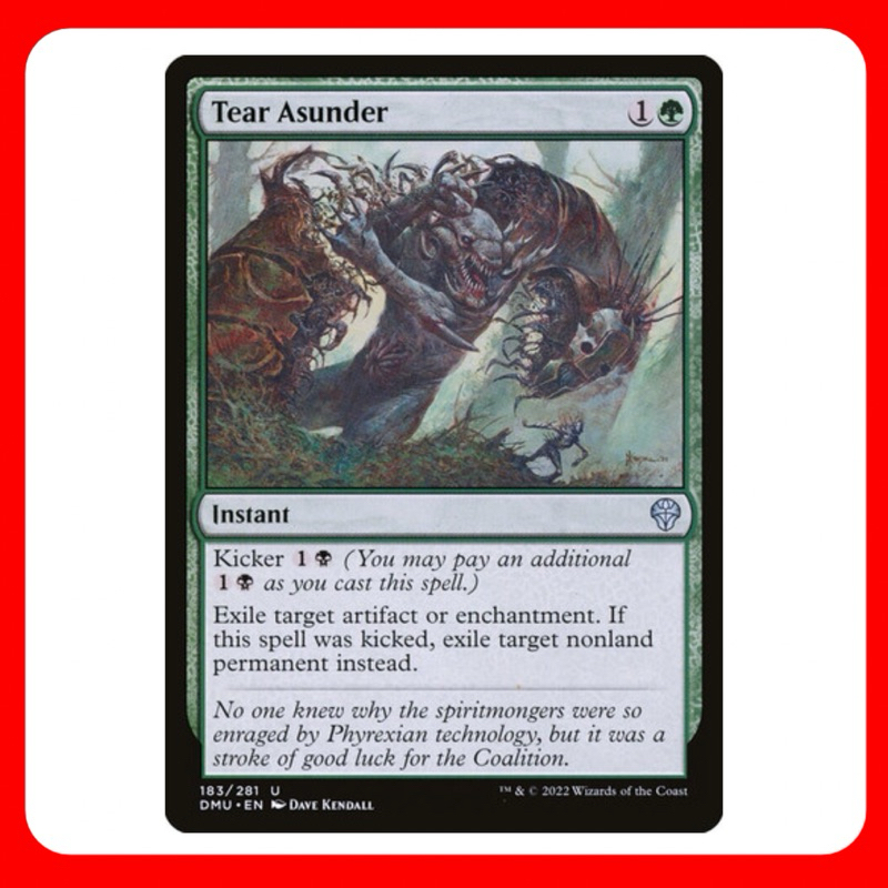 [MTG] Tear Asunder [DMU] [GREEN] [UNCOM] [NORMAL] [ENG] (การ์ดเมจิค ...