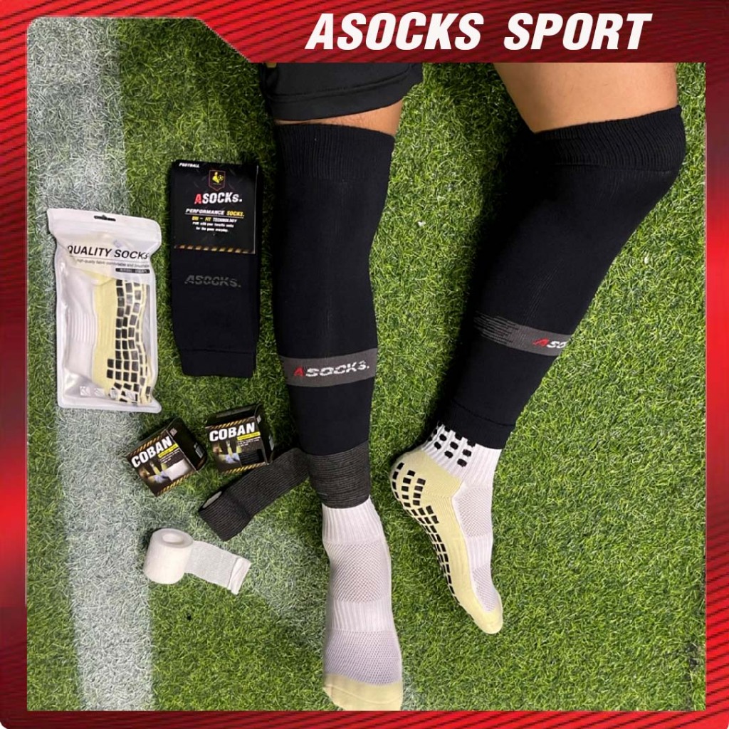 ชุดSET พร้อมลงแข่ง ถุงเท้าตัดข้อASOCKs Strike + Quality Socks + Football Tape 2 กล่อง | Shopee ...
