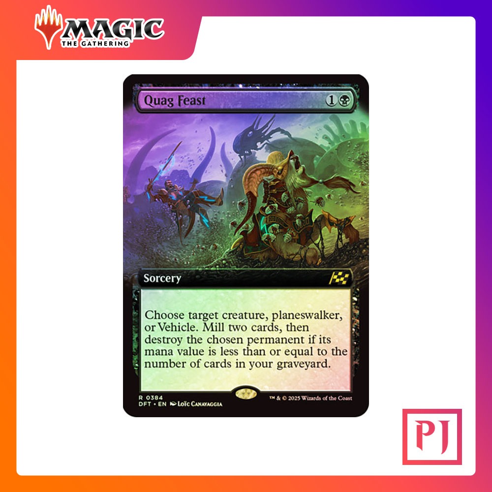 [MTG] Quag Feast (Extended Art) [DFT] [BLACK] [RARE] [FOIL] [ENG ...
