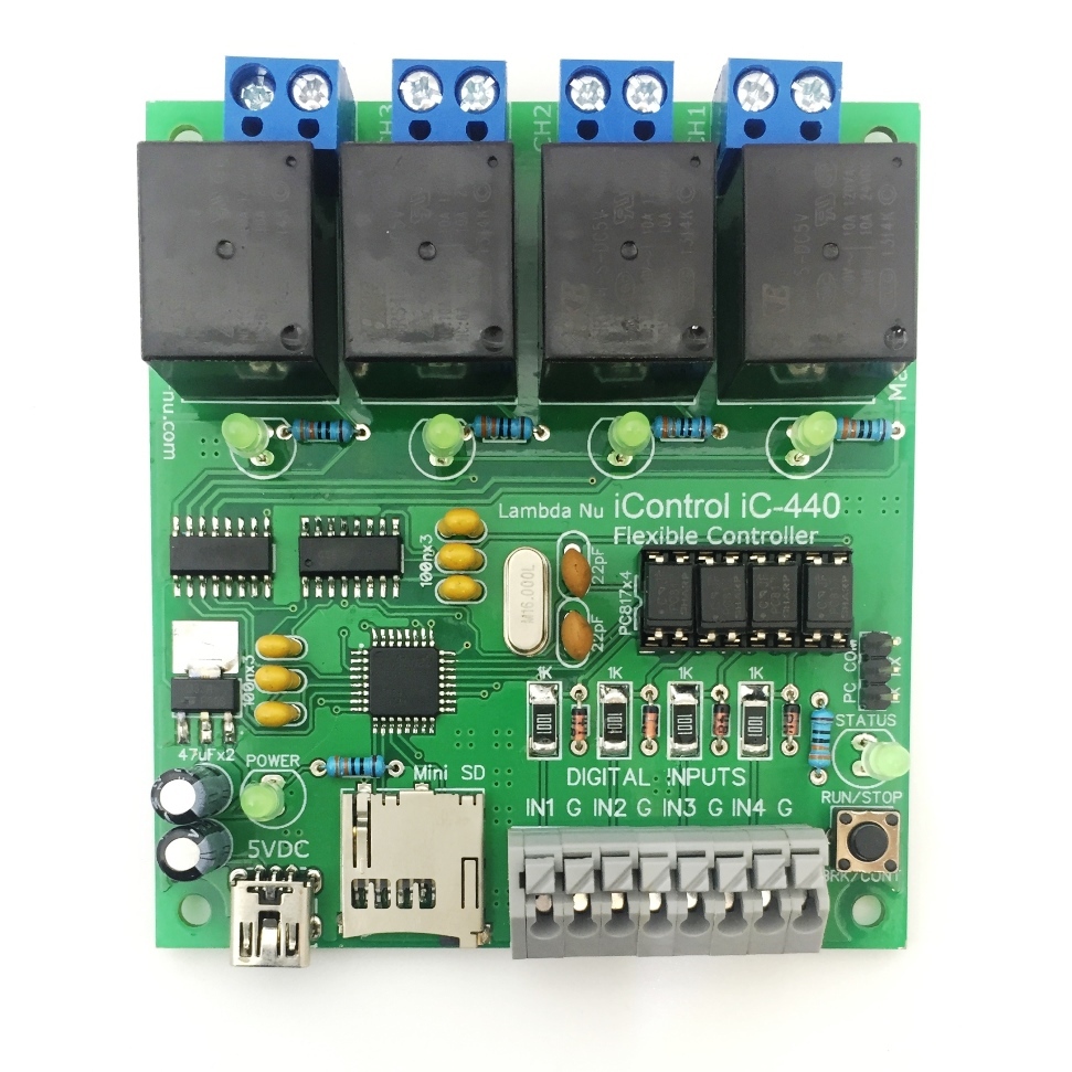 8-CH Intelligent Switch iControl iC440: ควบคุมอุปกรณ์ไฟฟ้าอัตโนมัติ 4 ...