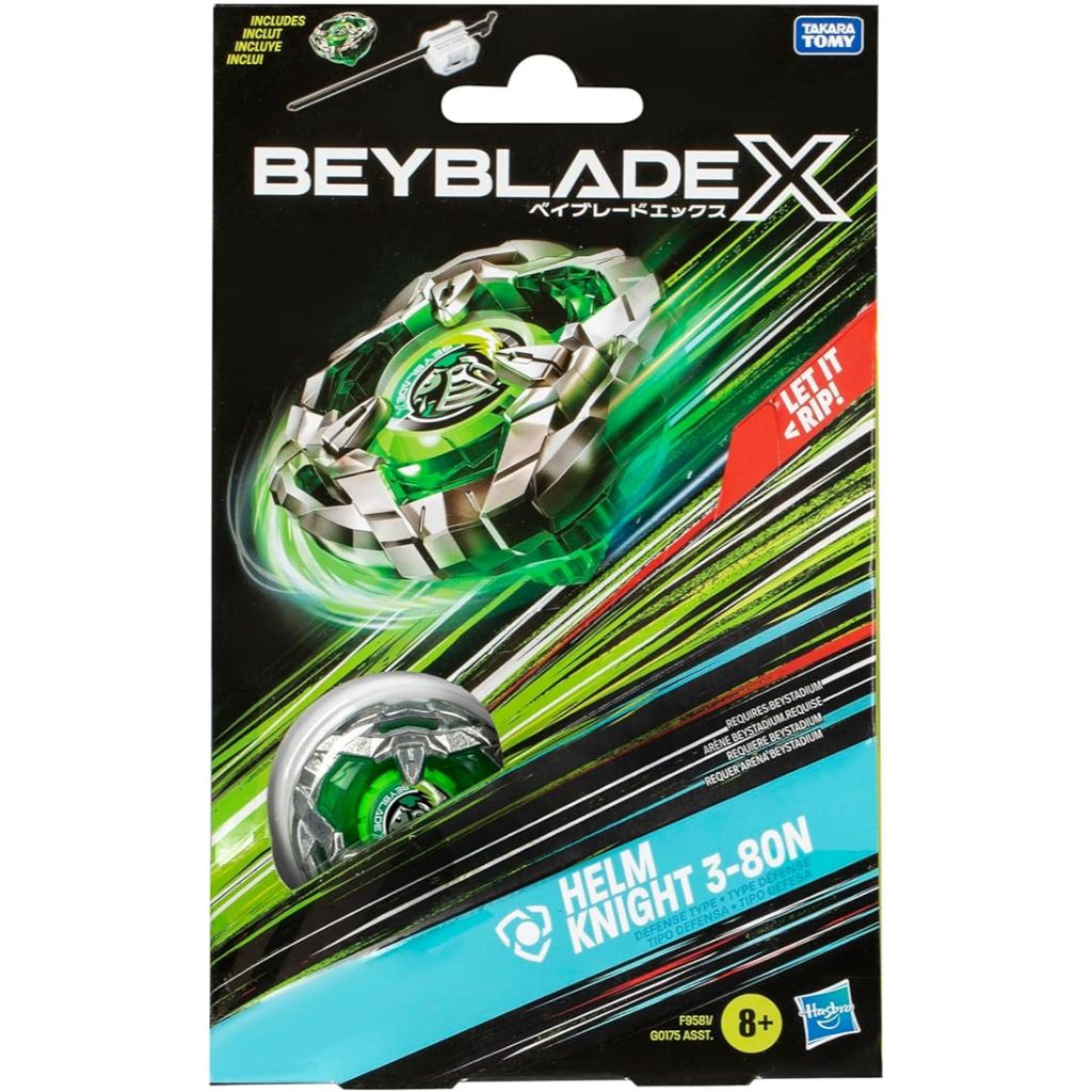 BEYBLADE X BX-04 Knight Shield 3-80N HELM KNIGHT Starter Pack Takara ...