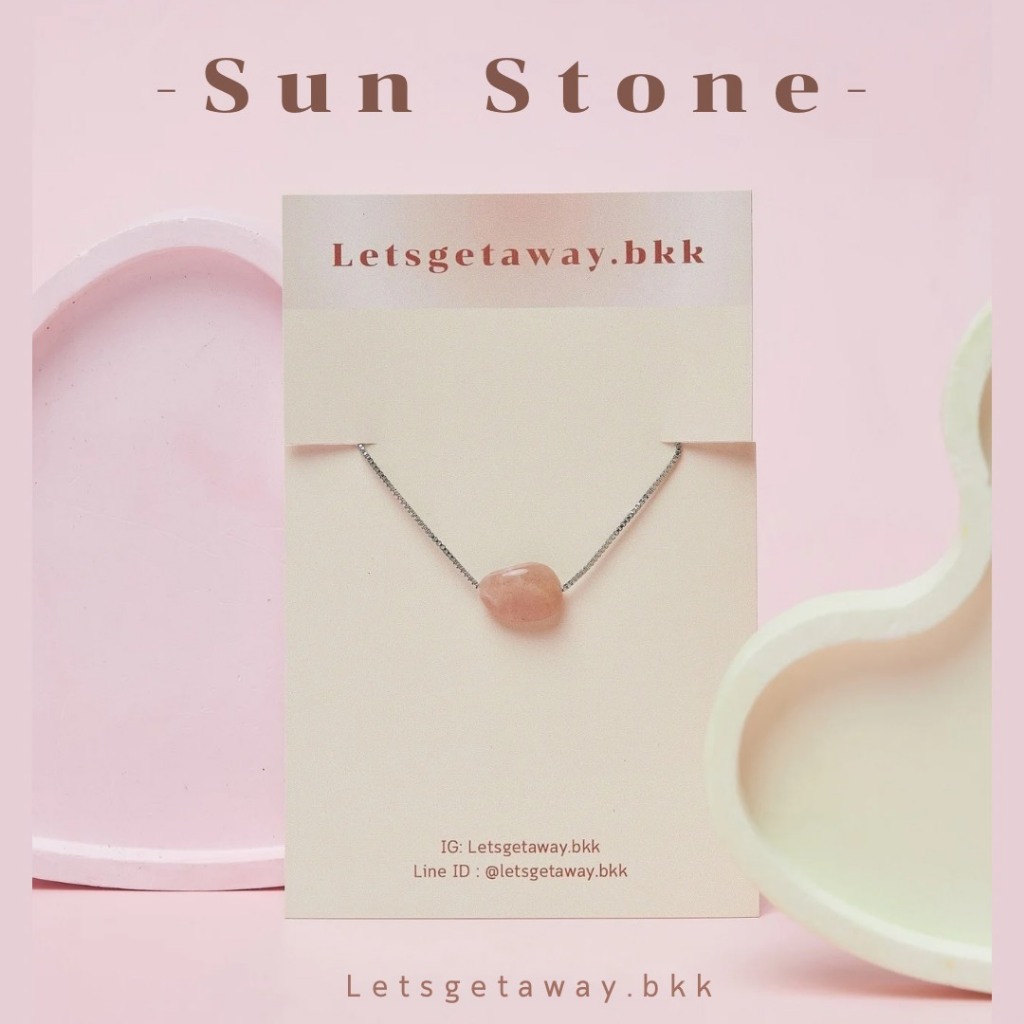 LETSGETAWAY-Lucky Stone Bracelet รุ่น Sunstone Bracelet (Preorder 7 days) | Shopee Thailand