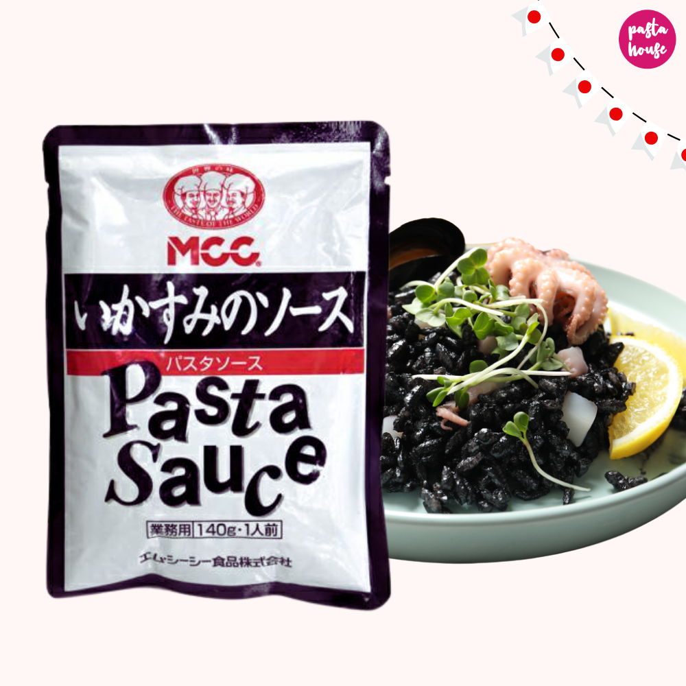 ซอสหมึกดำสำหรับพาสต้า ซอสดีหมึก ซอสหมึกดำ ซอสพาสต้า MCC Squid Ink Pasta Sauce 140g | Shopee Thailand