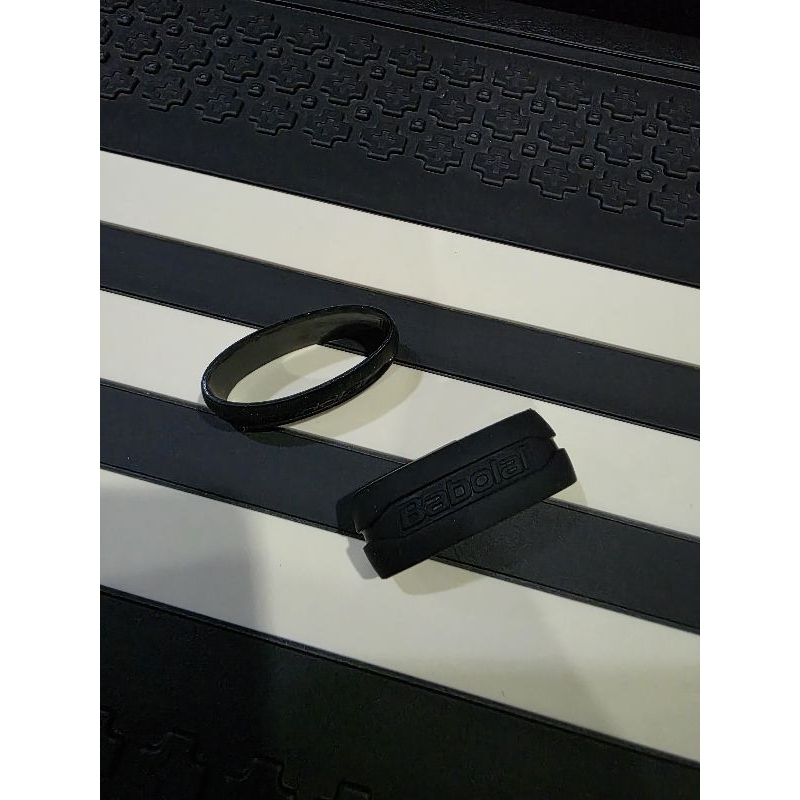 ยางรัดกริ๊ปเทนนิส Babolat Custom Ring สีดำ 2ชิ้น ของใหม่มือ1 ราคาถูกสุดๆครับ | Shopee Thailand