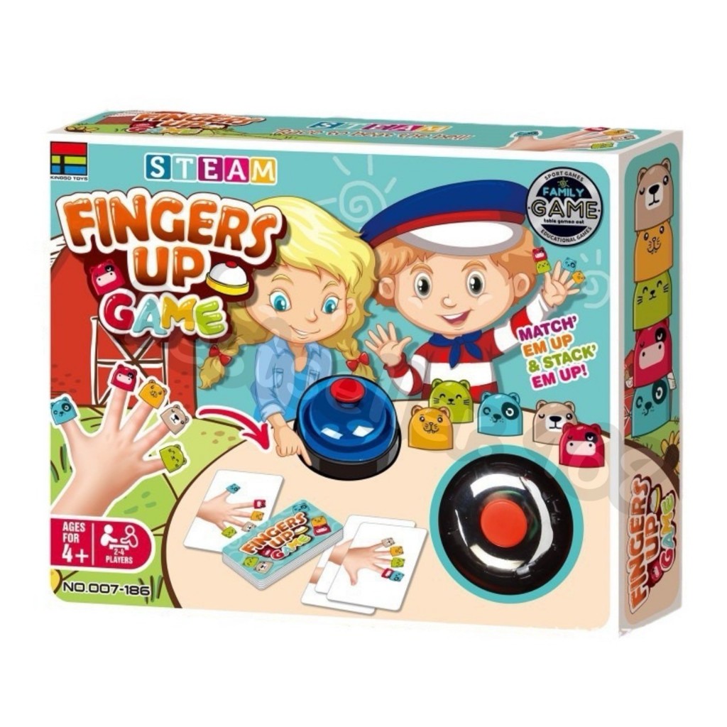 FINGER UP GAME เกมเสริมพัฒนาการ บอร์ดเกม ประลองความเร็ว แข่งเรียงสีบน ...