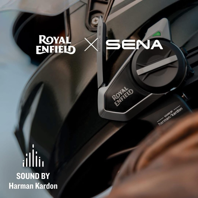 Royal Enfield x SENA 50S หูฟังบลูทูธติดหมวกกันน็อค | Shopee Thailand