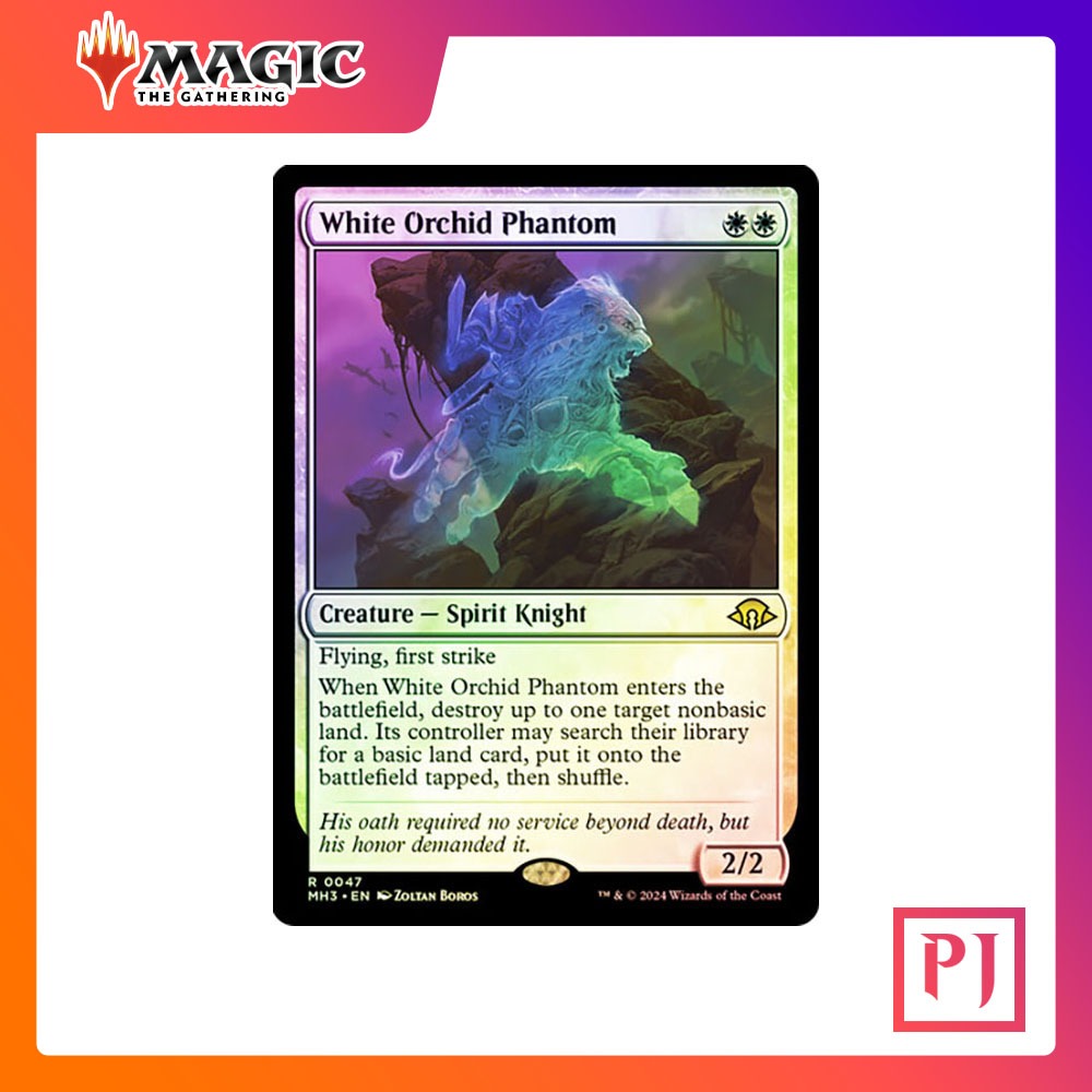 [MTG] White Orchid Phantom [MH3] [WHITE] [RARE] [FOIL] [ENG] (การ์ดเม ...