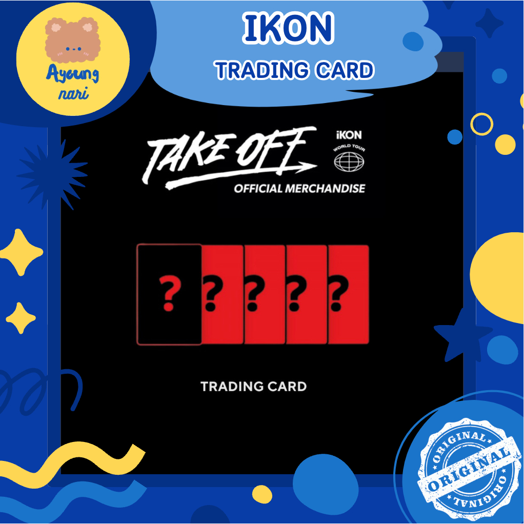 พร้อมส่ง IKON TRADING CARD (TAKE OFF IKON WORLD TOUR 2023) เทรดดิ้ง ...