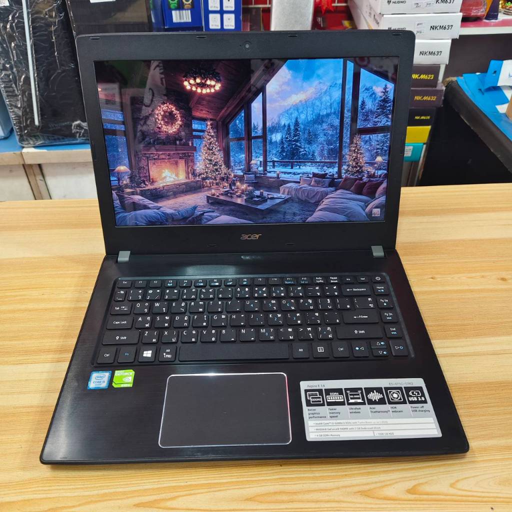 ACER Aspire E14 E5-475G-57K2 สภาพเครื่อง 85% | Shopee Thailand