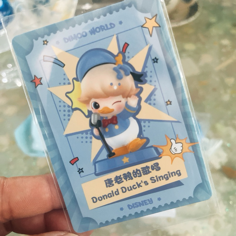 Dimoo world Disney พร้อมส่ง(Donald duck’s singing)เช็คการ์ดไม่แกะตัว ...