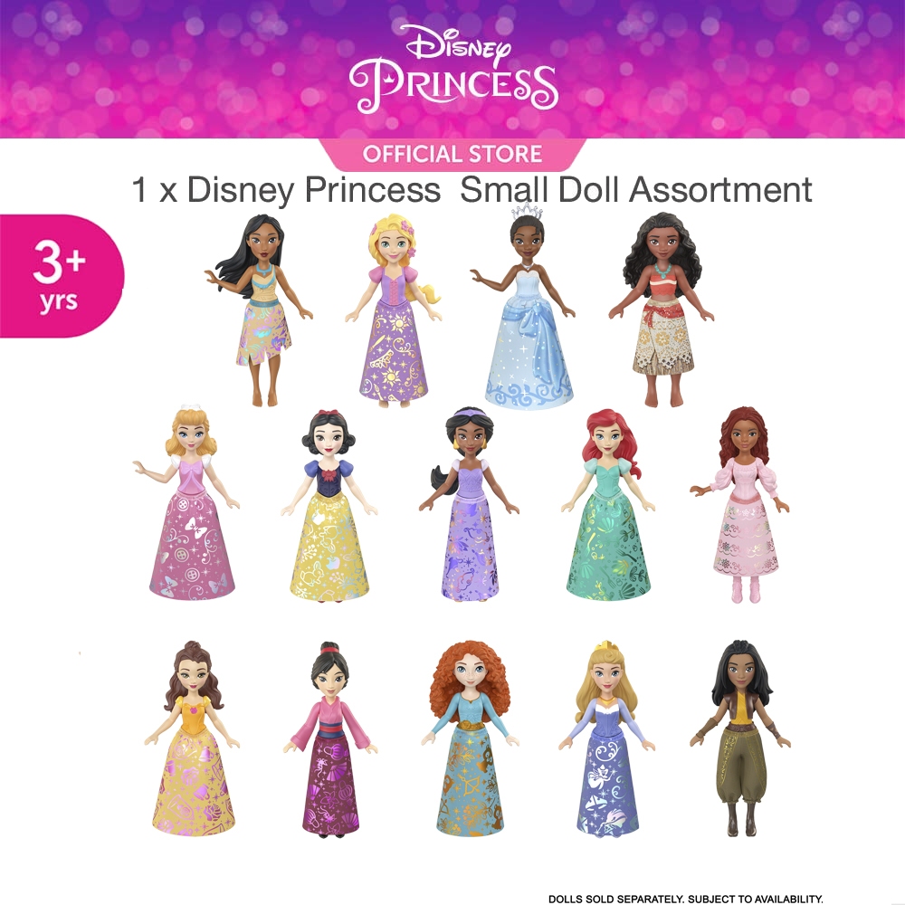 Disney Princess Core Small Dolls Assortment ดิสนีย์ ปริ้นเซส ตุ๊กตาเจ้า ...