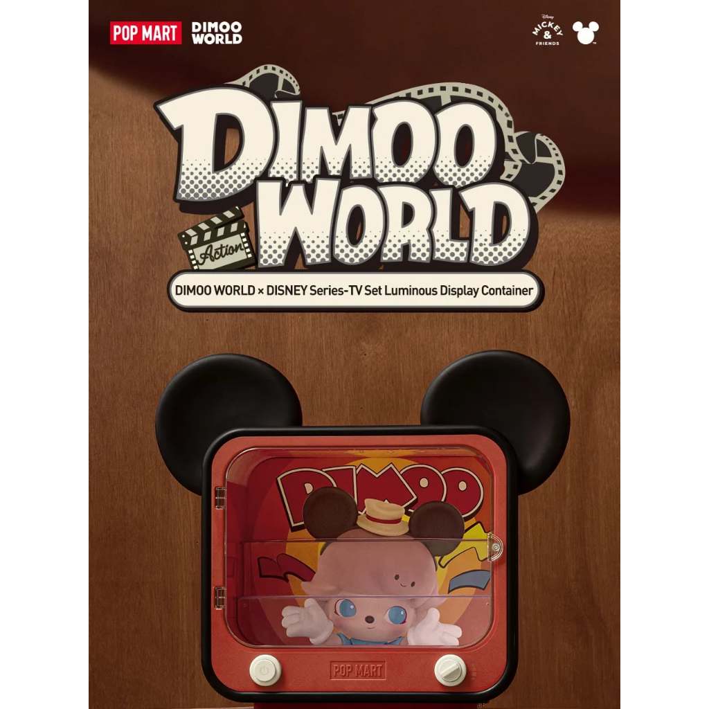 [พร้อมส่งของแท้ จากไทย] DIMOO WORLD × DISNEY Series-TV Set Luminous ...
