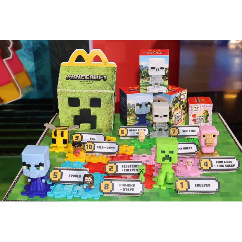 Mcdonald Happy Meal 2025 MINECRAFT ของสะสมแมคโดนัล | Shopee Thailand