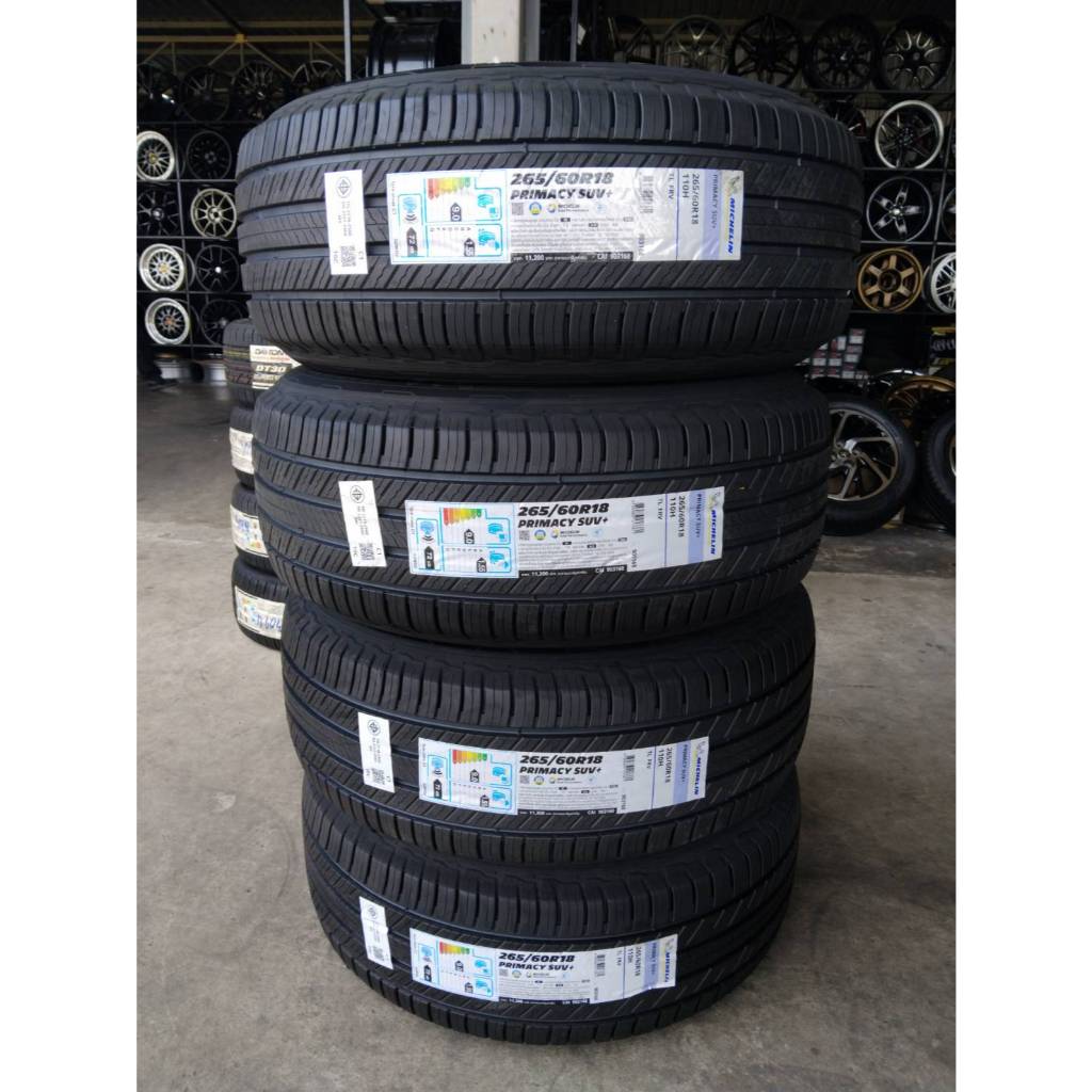 🔴🔴ยาง Michelin Primacy SUV+ 265/60R18 ยางใหม่ปี 25 ราคาสุดพิเศษ🔴🔴 | Shopee Thailand