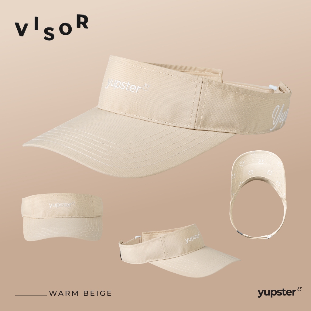 Yupster รุ่น Clear Flow Visor หมวกสำหรับวิ่ง และ ออกกำลังกาย กลางแจ้ง ...