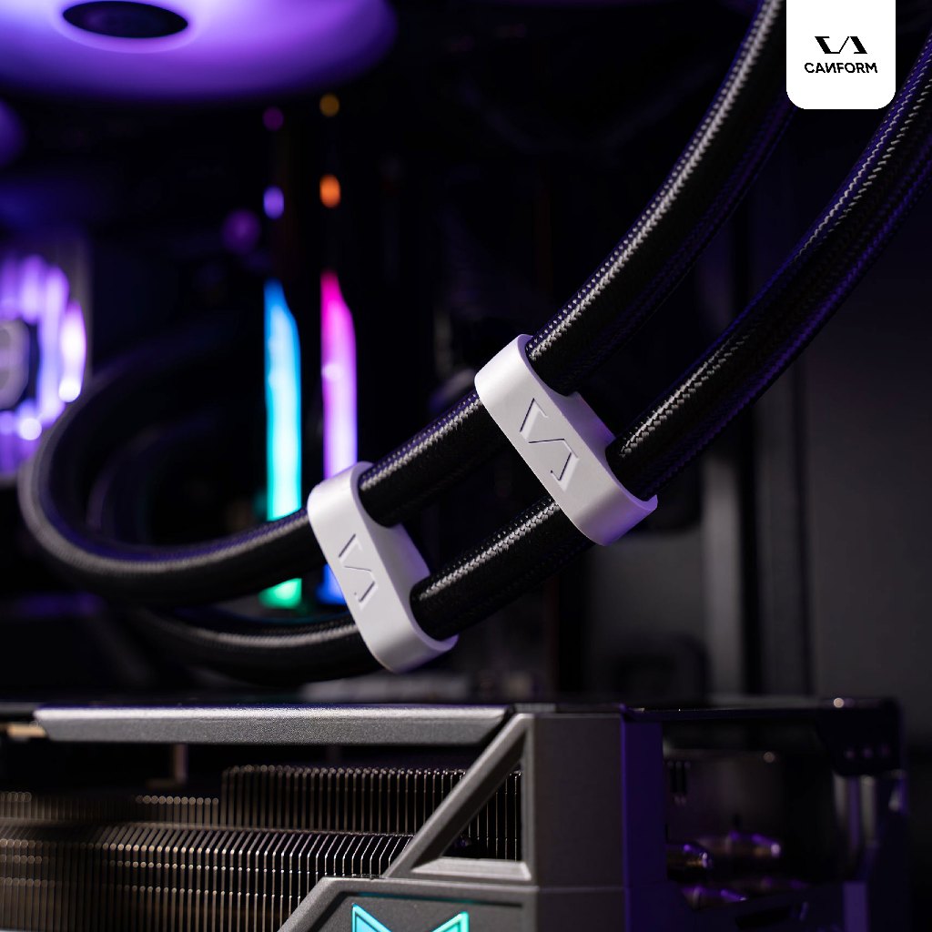 ตัวล็อคสายถักชุดน้ำคอมพิวเตอร์ หวีจัดสาย Cable Comb Tube Liquid Coolers ...