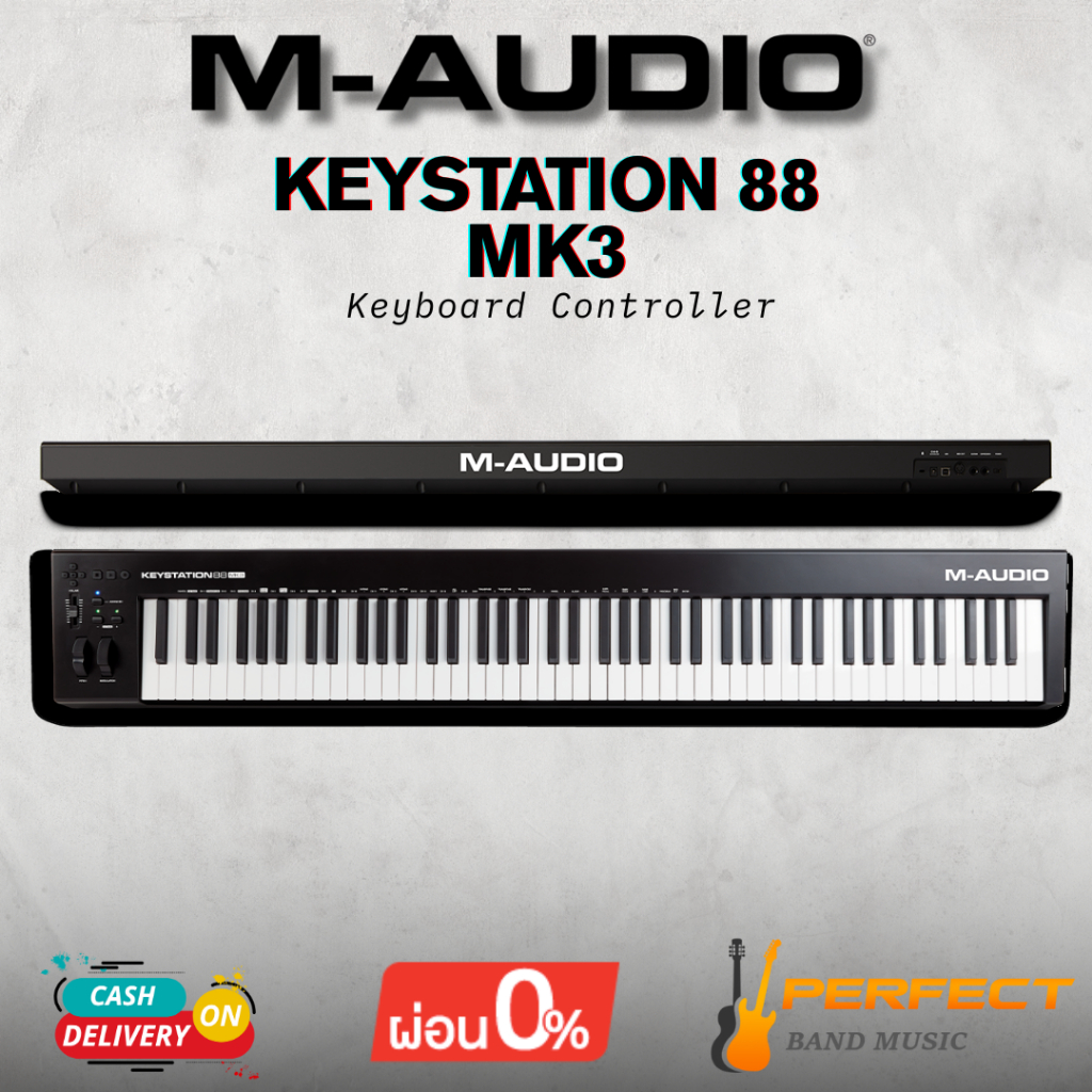 คีย์บอร์ด M-Audio Keystation 88 MK3 Keyboard Controller [ผ่อน 0% 10 ...