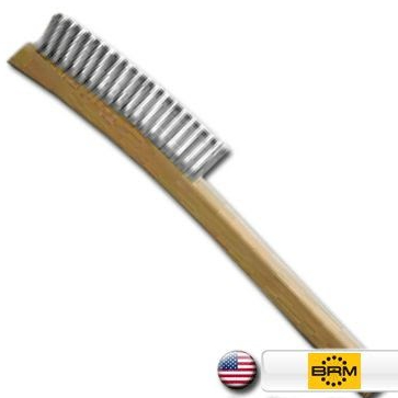 แปรงลวด 3 แถว BRM B40D hand scratch brush USA. | Shopee Thailand