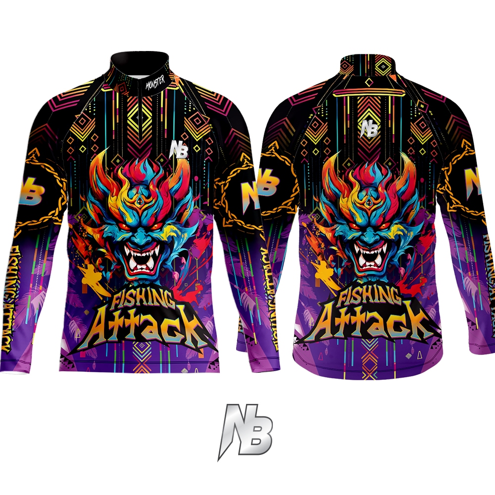 เสื้อตกปลา,ปั่นจักรยาน OE FISHING ATTACK (สินค้าพร้อมจัดส่ง) ป้องกันแสง ...