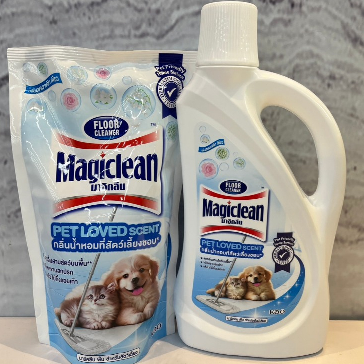 Magiclean มาจิคคลีน Pet loved scent นำ้ยาถูพื้นกลิ่นนำ้หอมที่สัตว์ ...