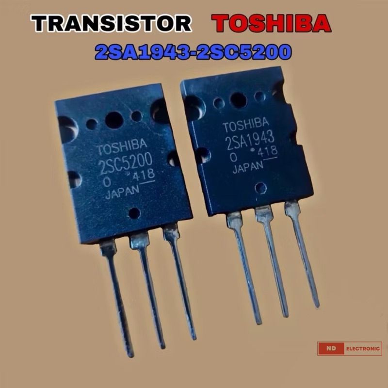 [แท้]TRANSISTOR 2SA1943 2SC5200 TOSHIBA ขยายเสียง 150W | Shopee Thailand
