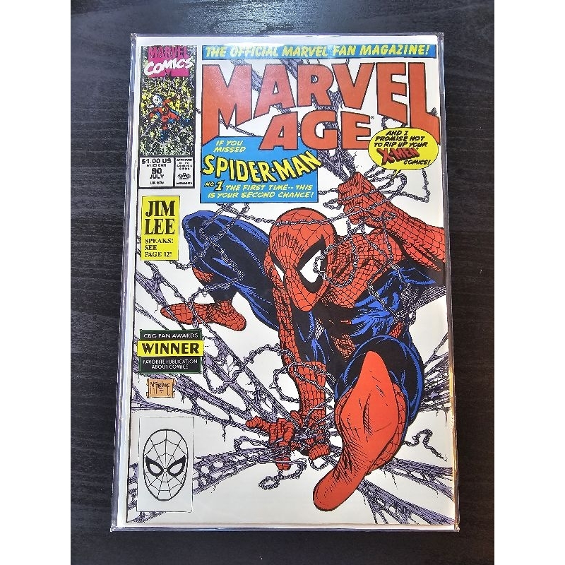 Marvel Age #90 (1990) – Spider-Man McFarlane Promo Cover | Shopee Thailand