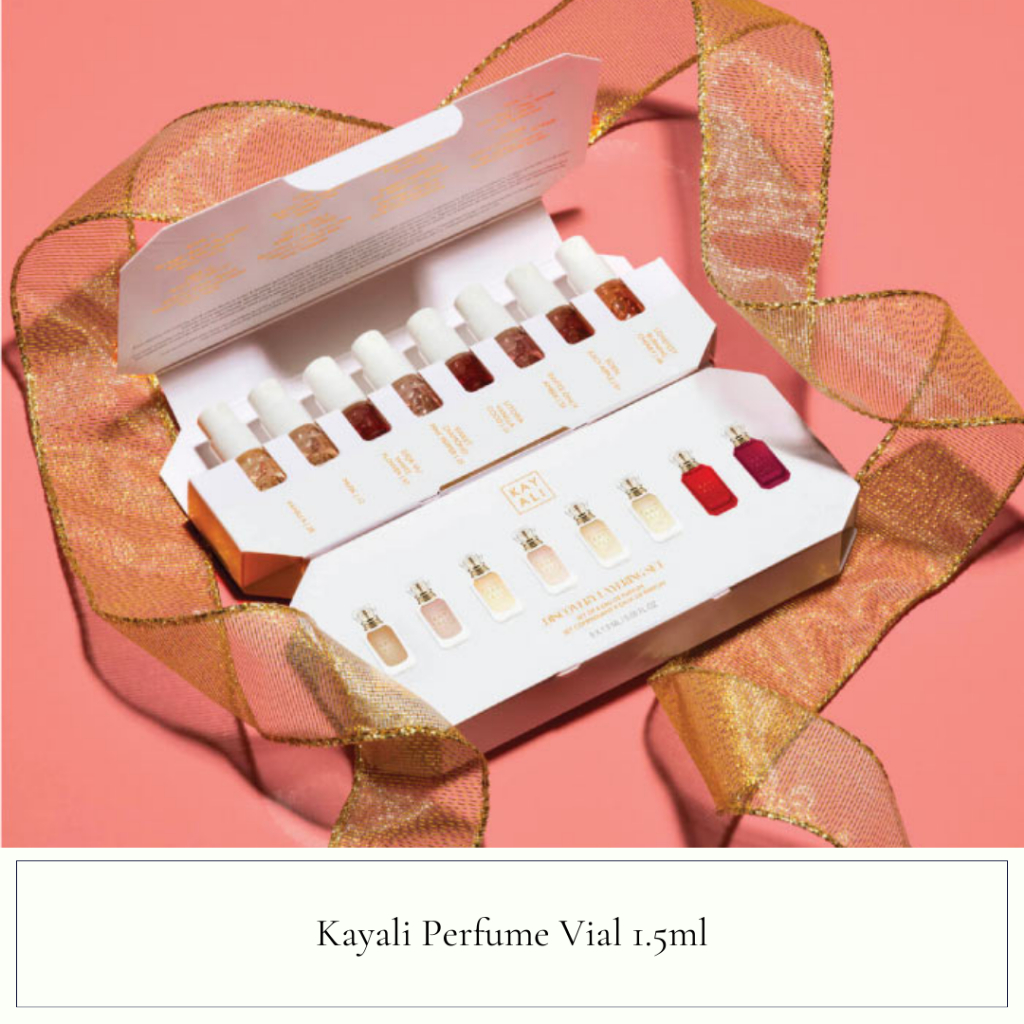 Kayali Perfume Vial 1.5ml Vanilla 28, Yum Pistachio, Invite Only Amber ...