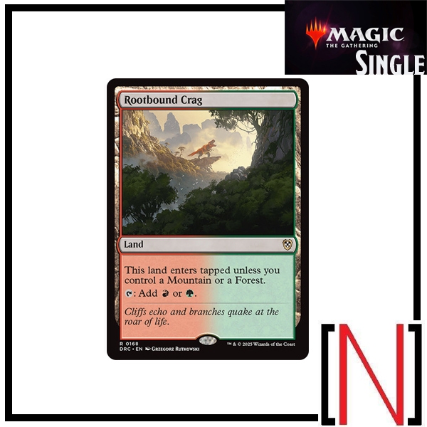 [MTG][Single][DRC] Rootbound Crag ระดับ Rare [ภาษาอังกฤษ] | Shopee Thailand