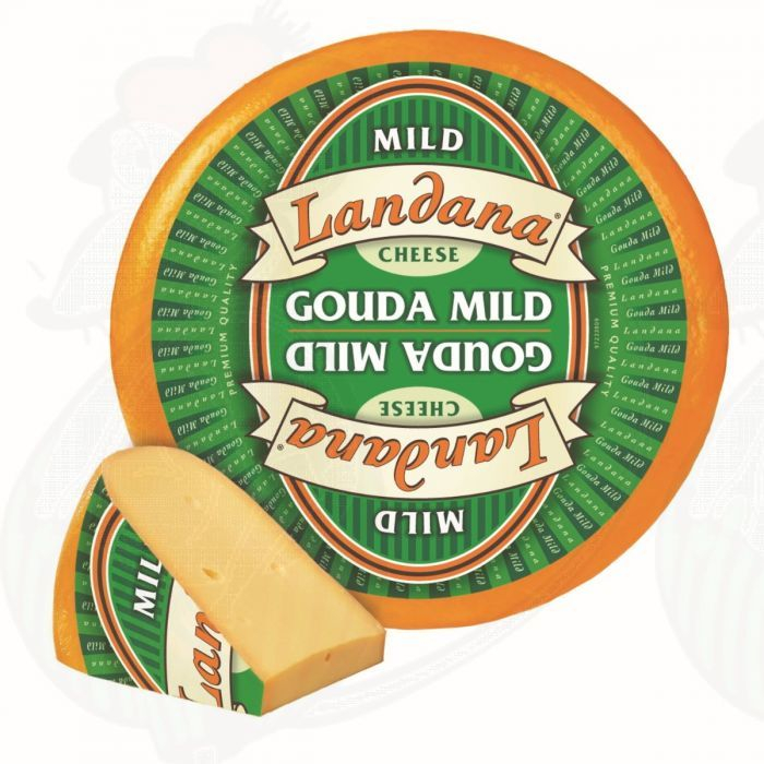 Landana Mild Gouda Cheese 450-550g - ลันดานา มายด์ เกาด้า ชีส ตัดก้อน ...