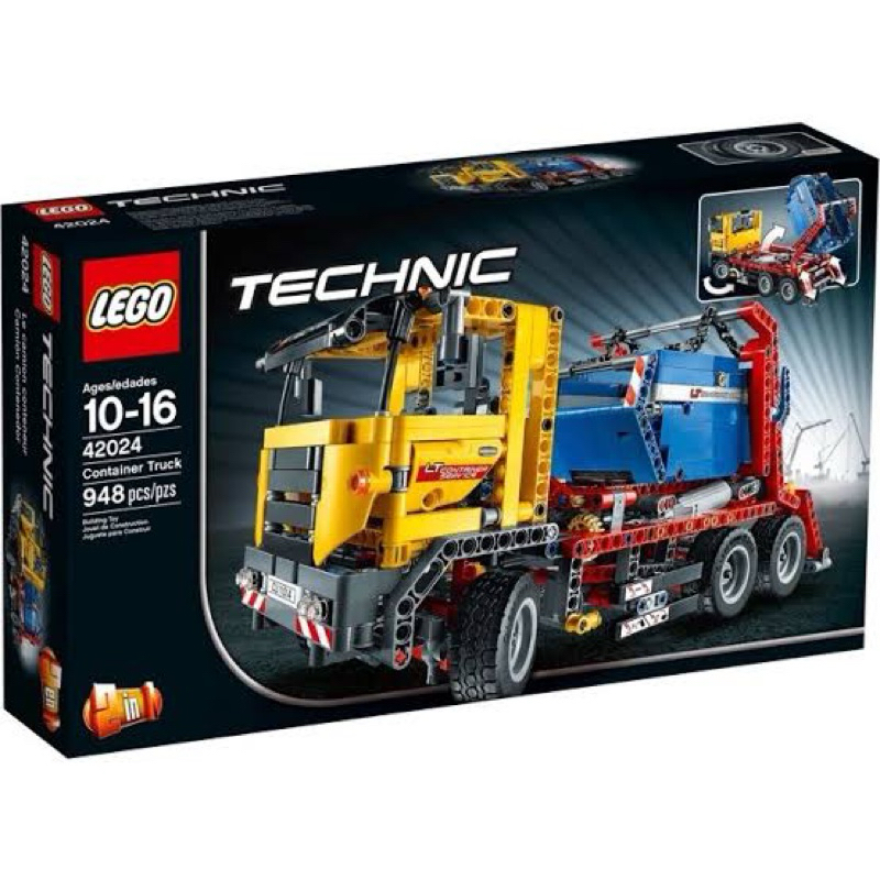 LEGO Technic 42024 Container Truck ของแท้ 100% มือหนึ่งกล่องมีรอยบ้าง ...
