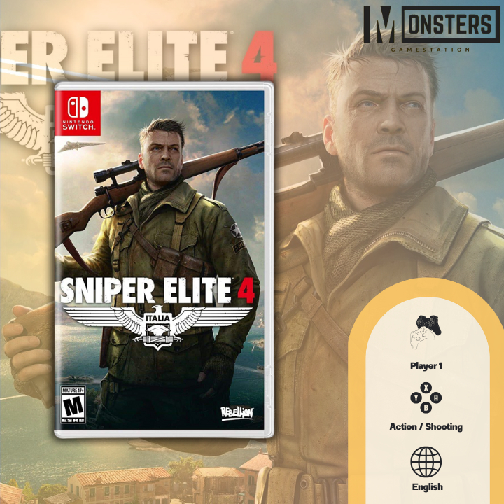 [Nintendo Switch] Sniper Elite 4 [มือ1] (สินค้าพร้อมส่ง) | Shopee Thailand