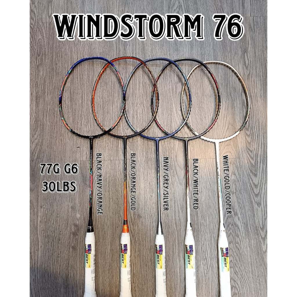 Li-Ning WINDSTORM 76 (5U/G6) ไม้แบดมินตัน (สินค้าลิขสิทธิ์แท้ 100% ...