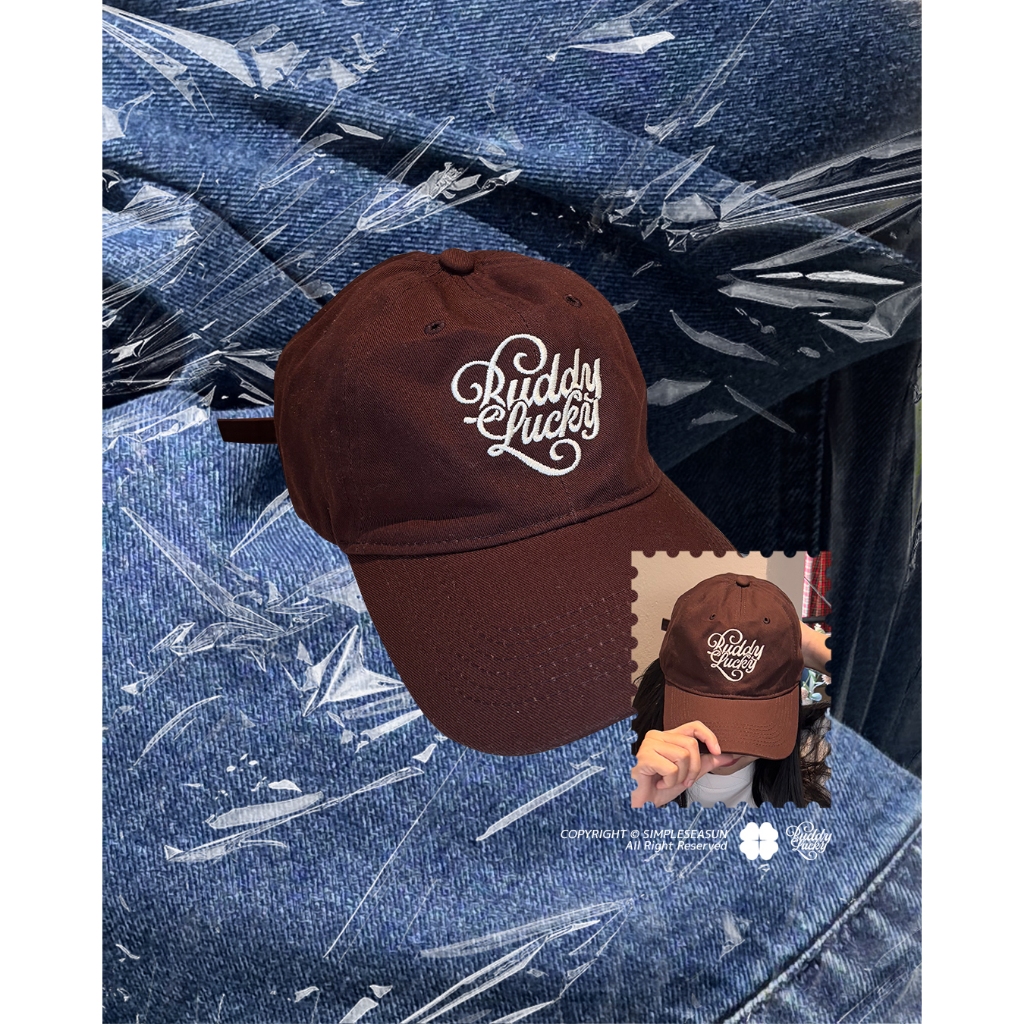 Buddy Lucky หมวกสีน้ำตาล Cap | Shopee Thailand