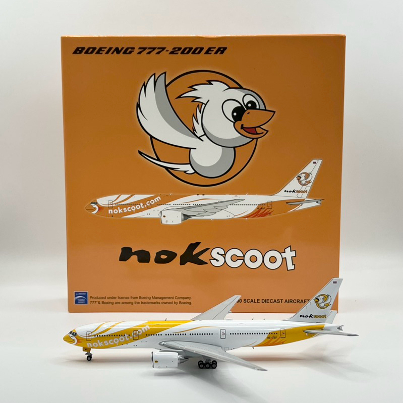 โมเดลเครื่องบิน Nok Scoot Boeing 777-200ER HS-XBF [พร้อมส่ง] | Shopee ...