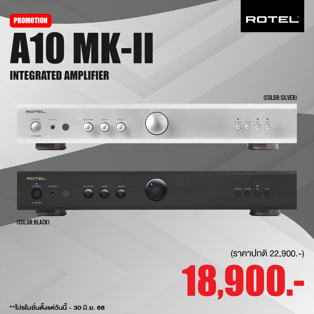 Integrated Amp Rotel A10 MKII (New) | Shopee Thailand