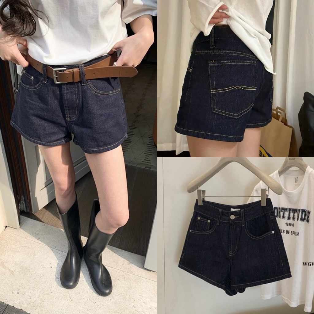 กางเกงขาสั้นทรงเบสิครุ่น 5344 TAG WG.WE 🇰🇷 | Shopee Thailand