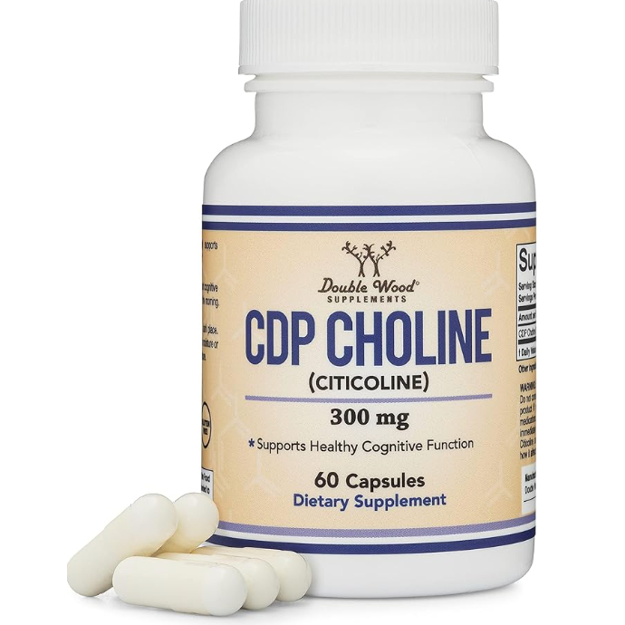 Double wood CDP Choline (Citicoline) Supplement, Pharmaceutical Grade ...