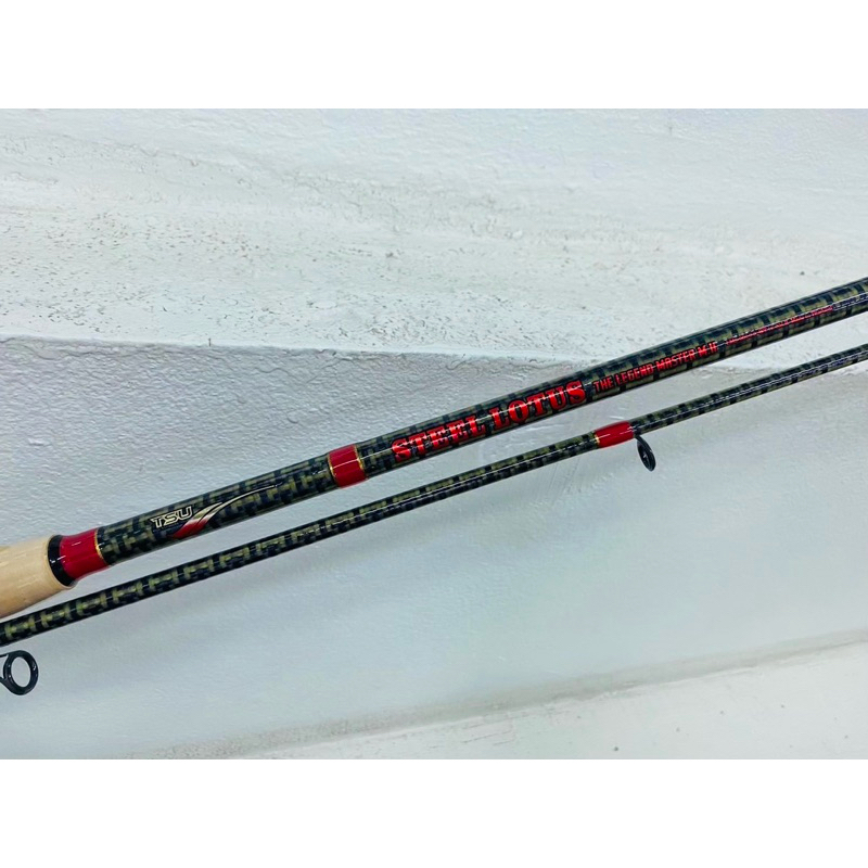 Tsu steel lotus legend master m.2 สปิน 8.6 ฟุต 10 ฟุต (ไกด์ดำ, ไกด์ทอง ...