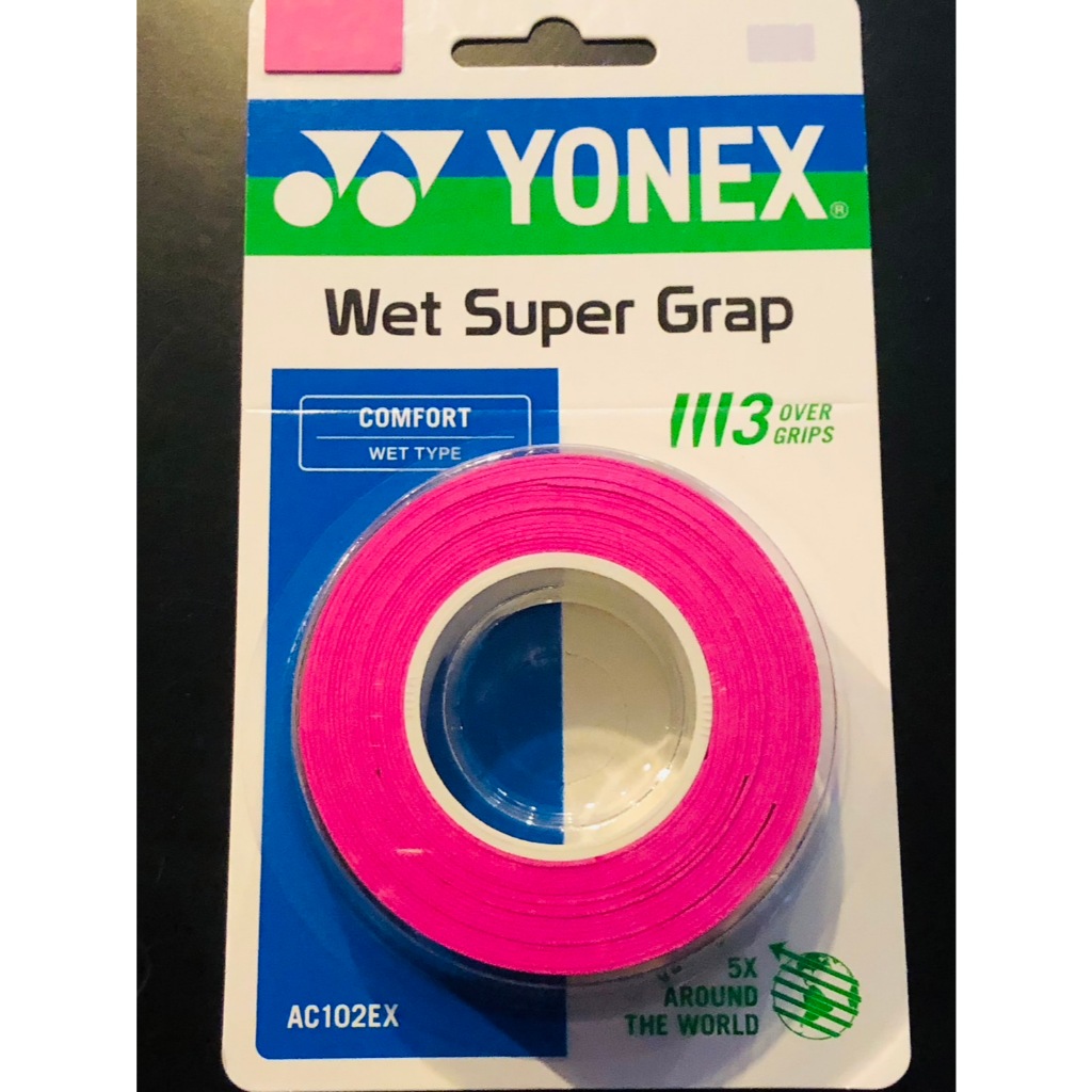 ยางพันไม้แบต Yonex Super Grap Synthrtic Over Grip รุ่น AC102EX (3 ชิ้น ...