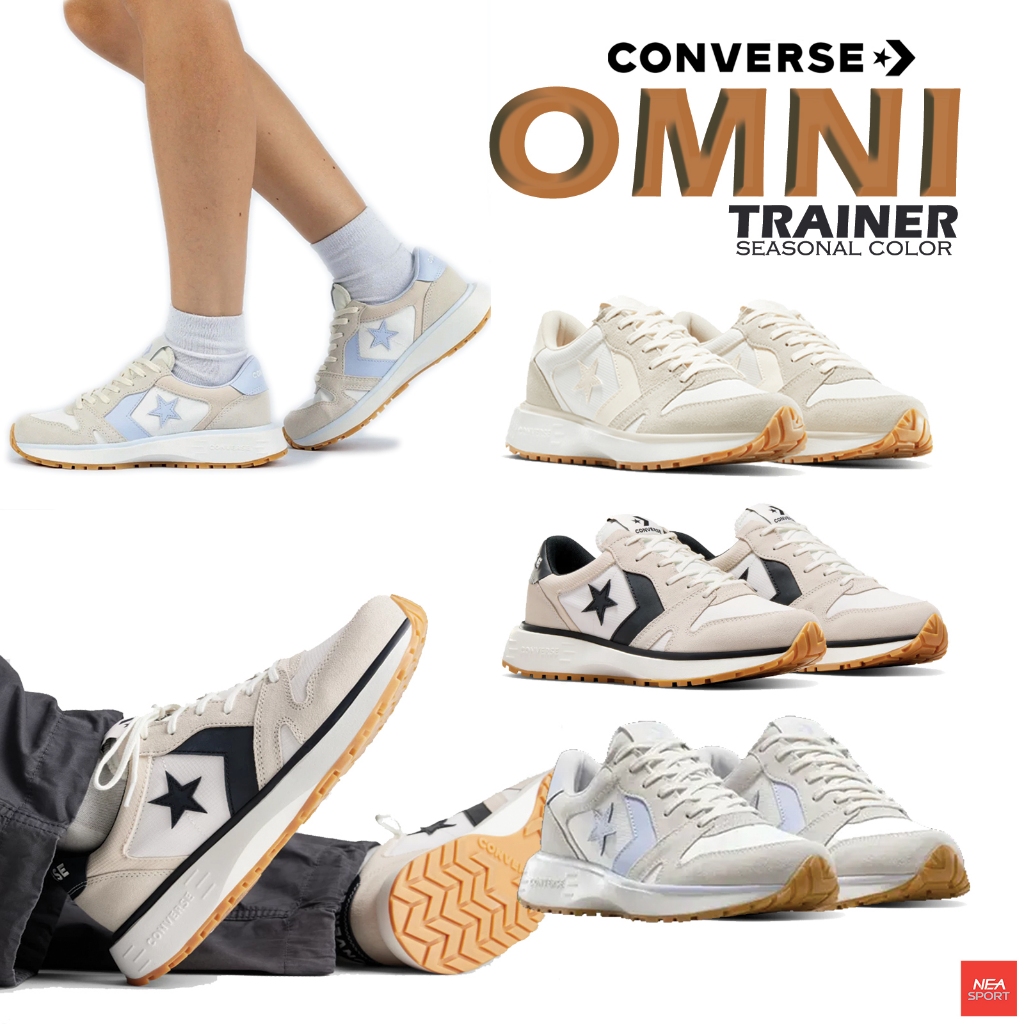 [รุ่นวินเทจ ต้องมีนะ]CONVERSE Omni Trainer seasonal color รองเท้าผ้าใบ สไตล์วินเทจ คอนเวิร์สแท้ ...
