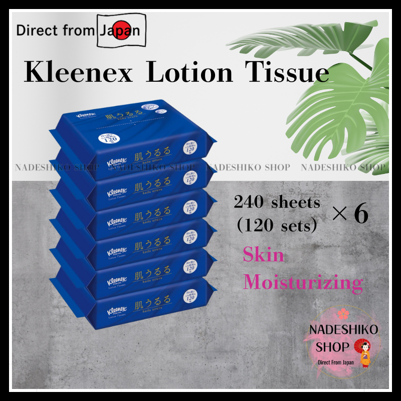 Bulk purchase: Kleenex Lotion Tissue, Skin Moisturizing, Soft Pack, 240 ...