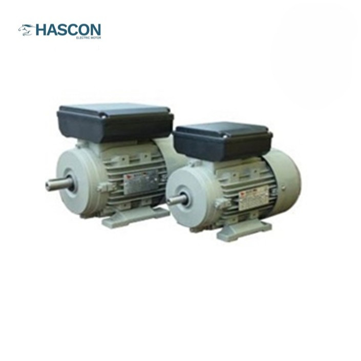มอเตอร์HASCON 1.5kW 4P B3 M 220V OL switch มอเตอร์ 2แรง 4โพล 1450รอบ ขาตั้ง ไฟ 220v. 1เฟส เพลา ...