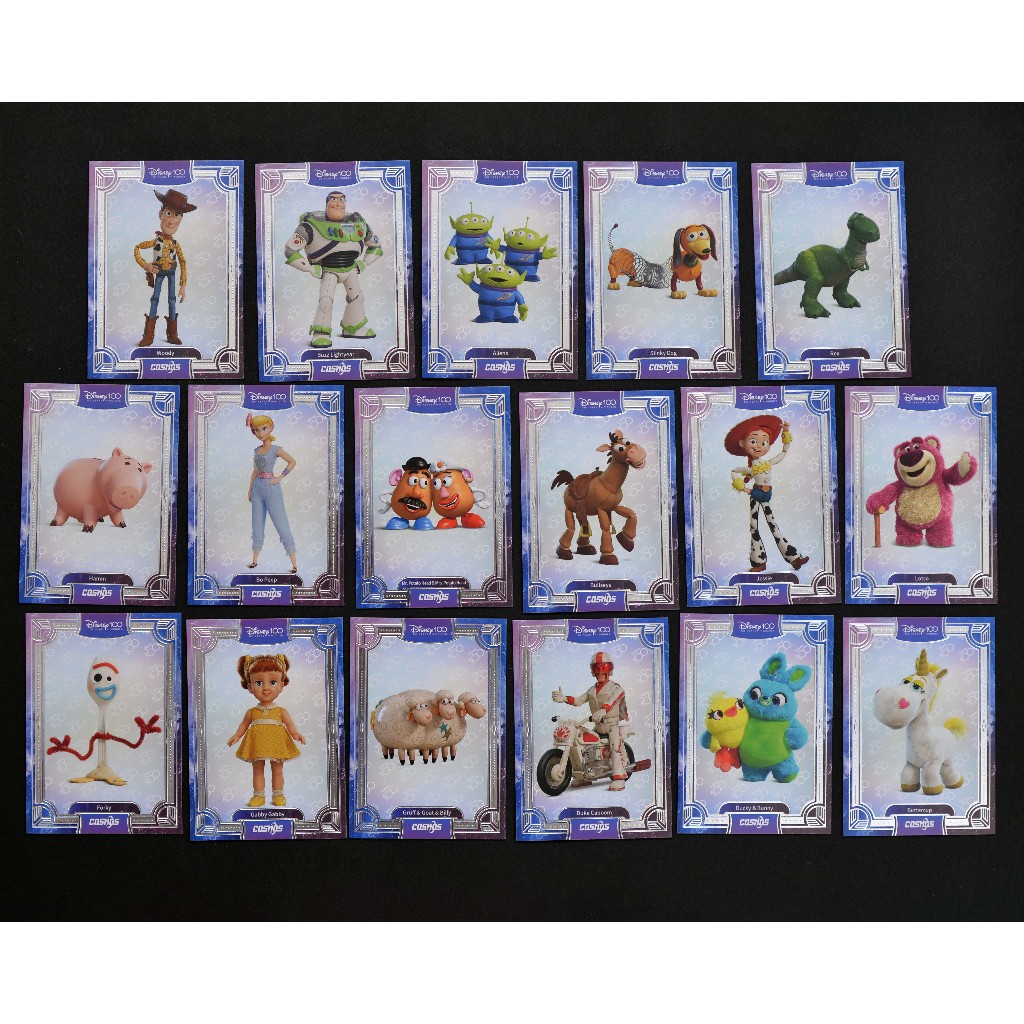 การ์ดดิสนีย์ Disney 100 Disney Pixar Character Full Set Cards | Shopee ...