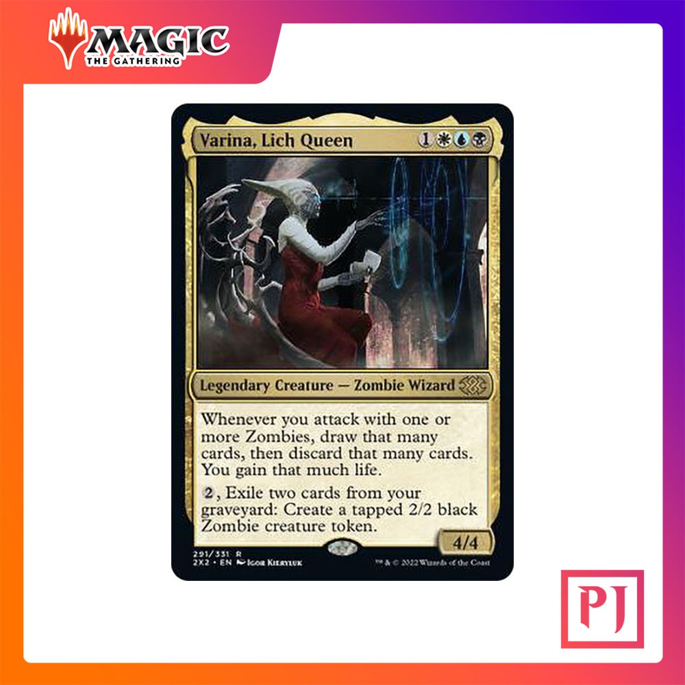 [MTG] Varina, Lich Queen [2X2] [MULTI] [RARE] [NORMAL] [ENG] (การ์ดเม ...