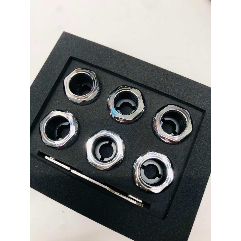 FITTING (อุปกรณ์ประกอบชุดน้ำ) THERMALTAKE PACIFIC C-PRO G1/4 PETG TUBE 16MM OD 6 PACK (CHROME ...