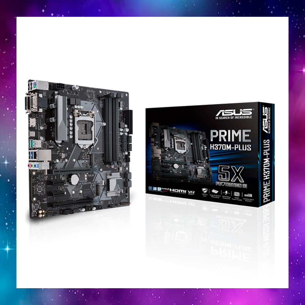 MAINBOARD (เมนบอร์ด) 1151 ASUS PRIME H370M PLUS GEN8-9 ใช้งานปกติ | Shopee Thailand