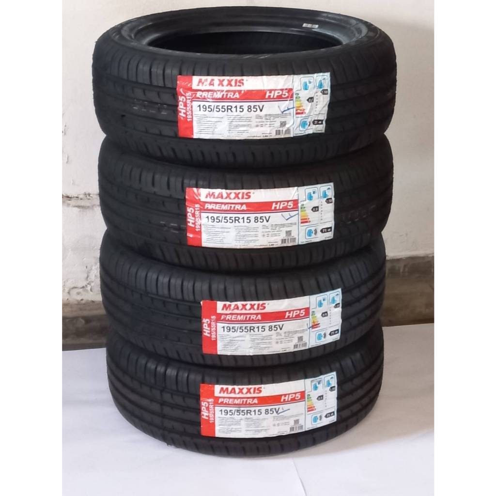 ยาง MAXXIS HP5 Size 195/55R15 ยางนอก 4 เส้น ราคาสุดคุ้ม (ขอบ15) ยางใหม่ จำนวน 4 เส้น แถมจุ๊กยาง ...