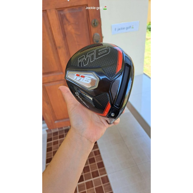 ไม้กอล์ฟ มือสองสภาพดี หัวไดรเวอร์ Taylormade M6 Loft 10.5' + Sleeve ...